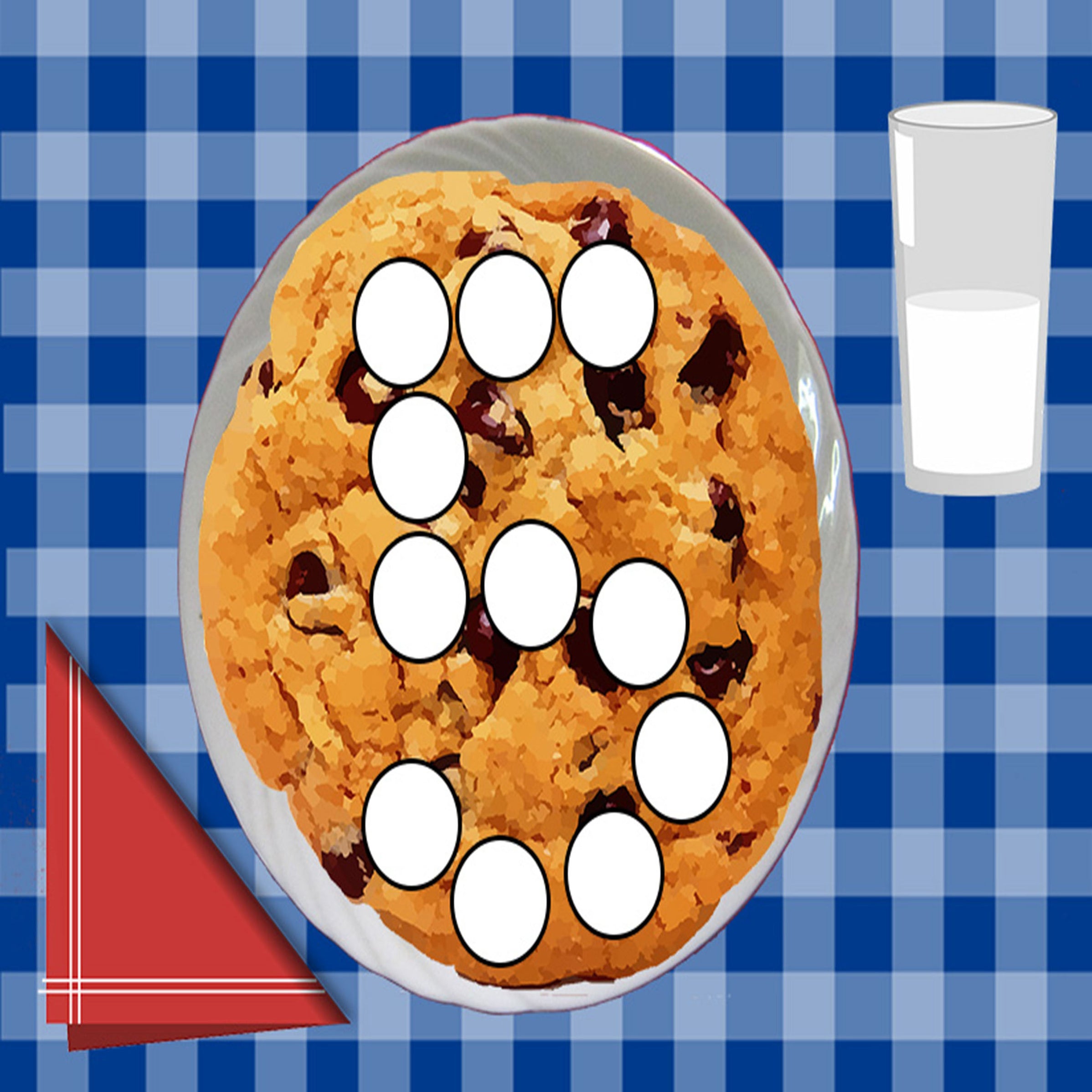 Cookie Number Playdough Mats for Sensory Play (1-10) | Pre-K Let's Play