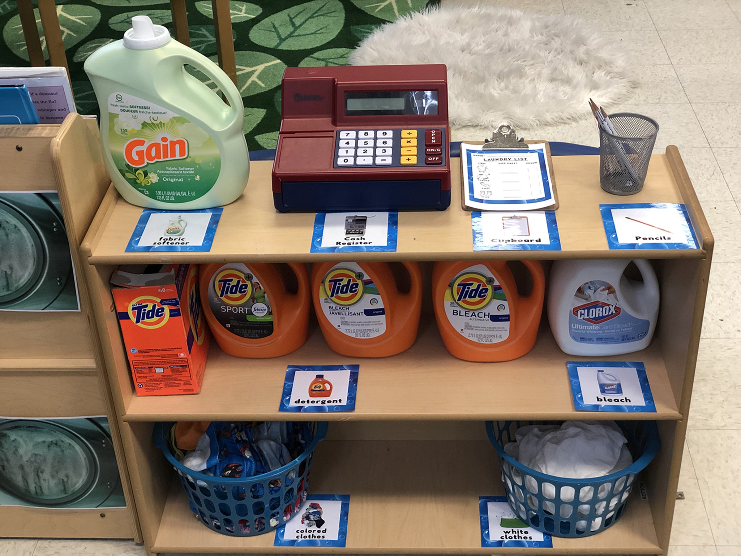 Dramatic Play Laundry Visuals and Printables for Pretend Play (Laundro ...