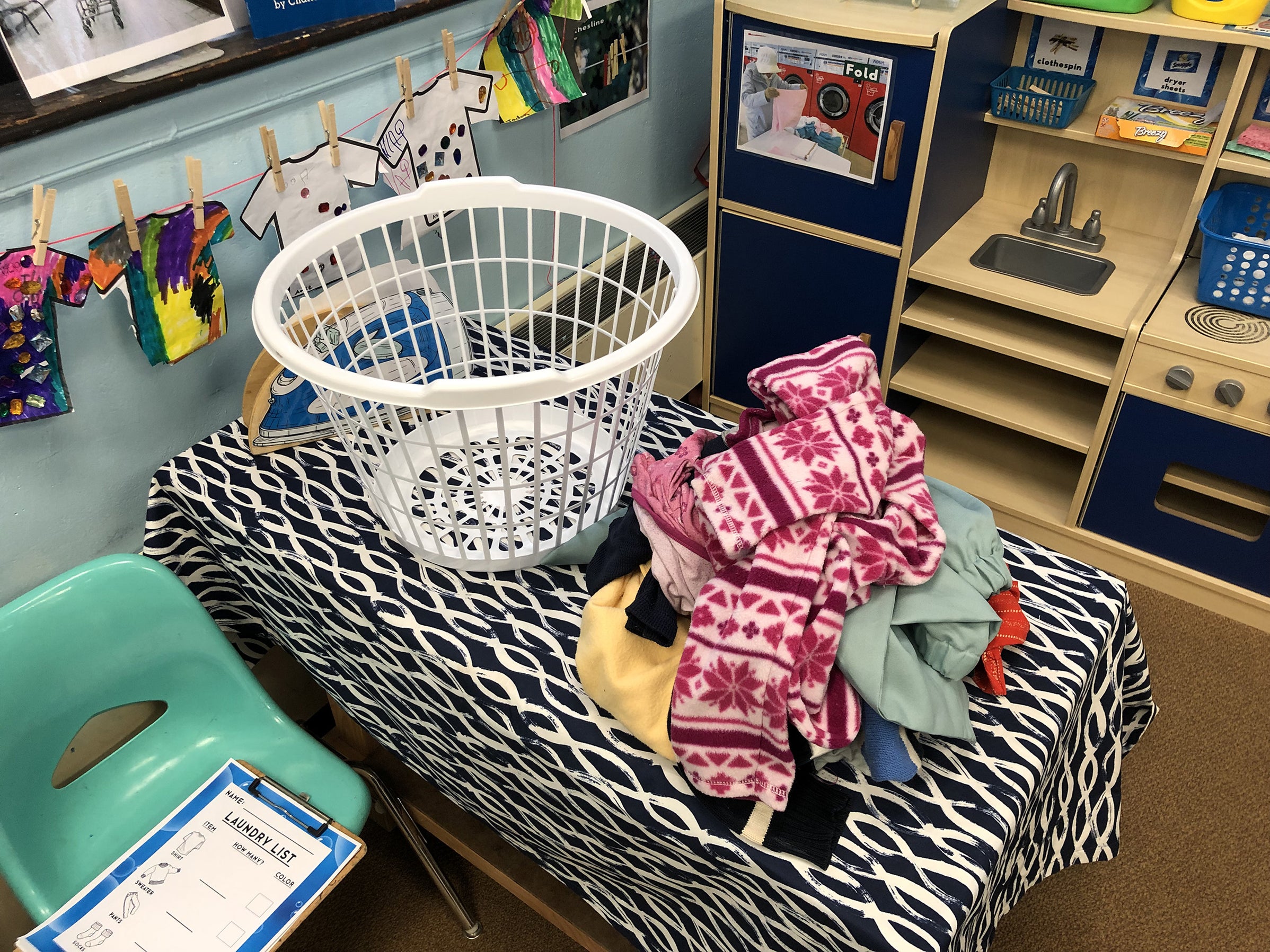 Dramatic Play Laundry Visuals and Printables for Pretend Play (Laundro ...