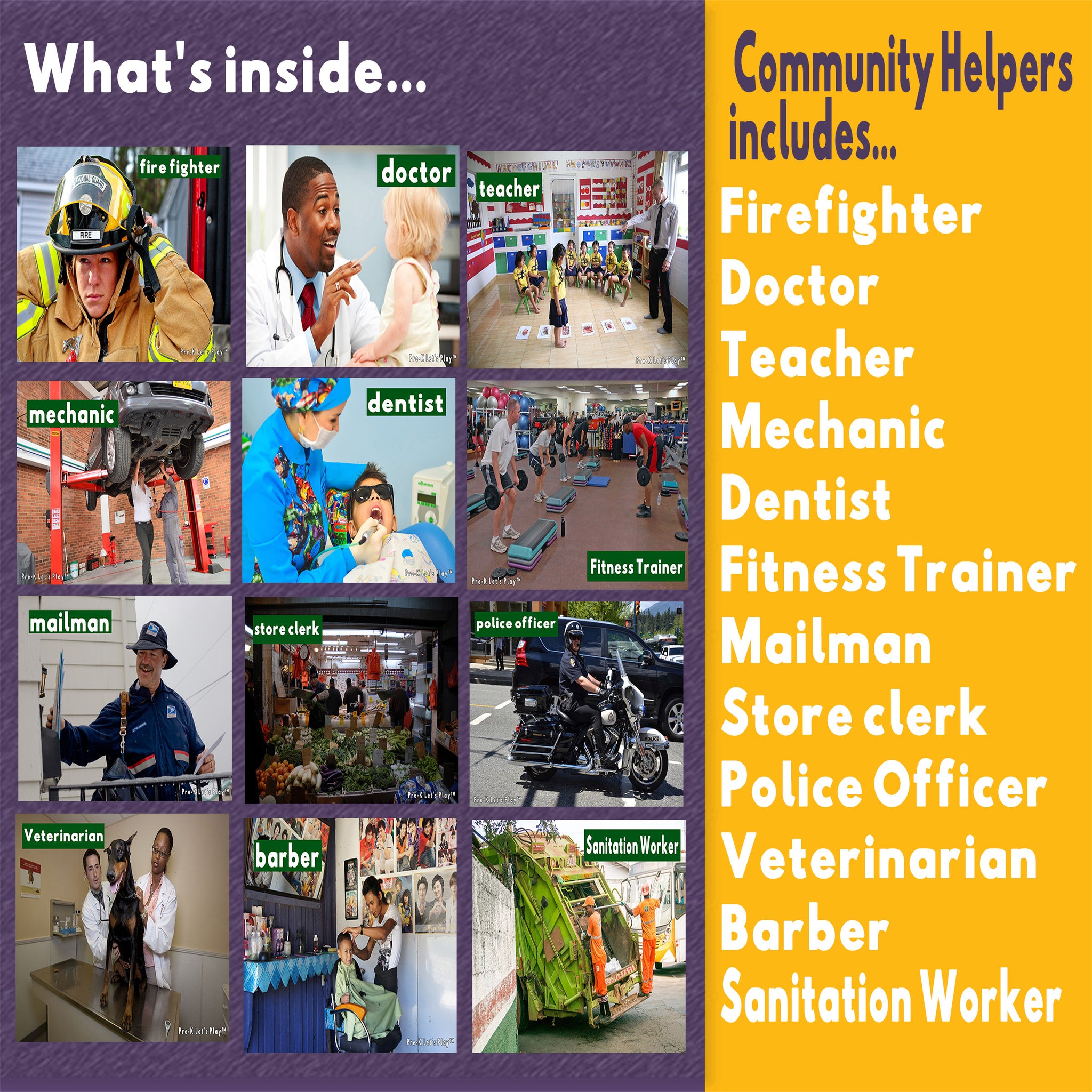 Community helpers Number Strip Puzzles | Number Order Sequencing & Ski ...
