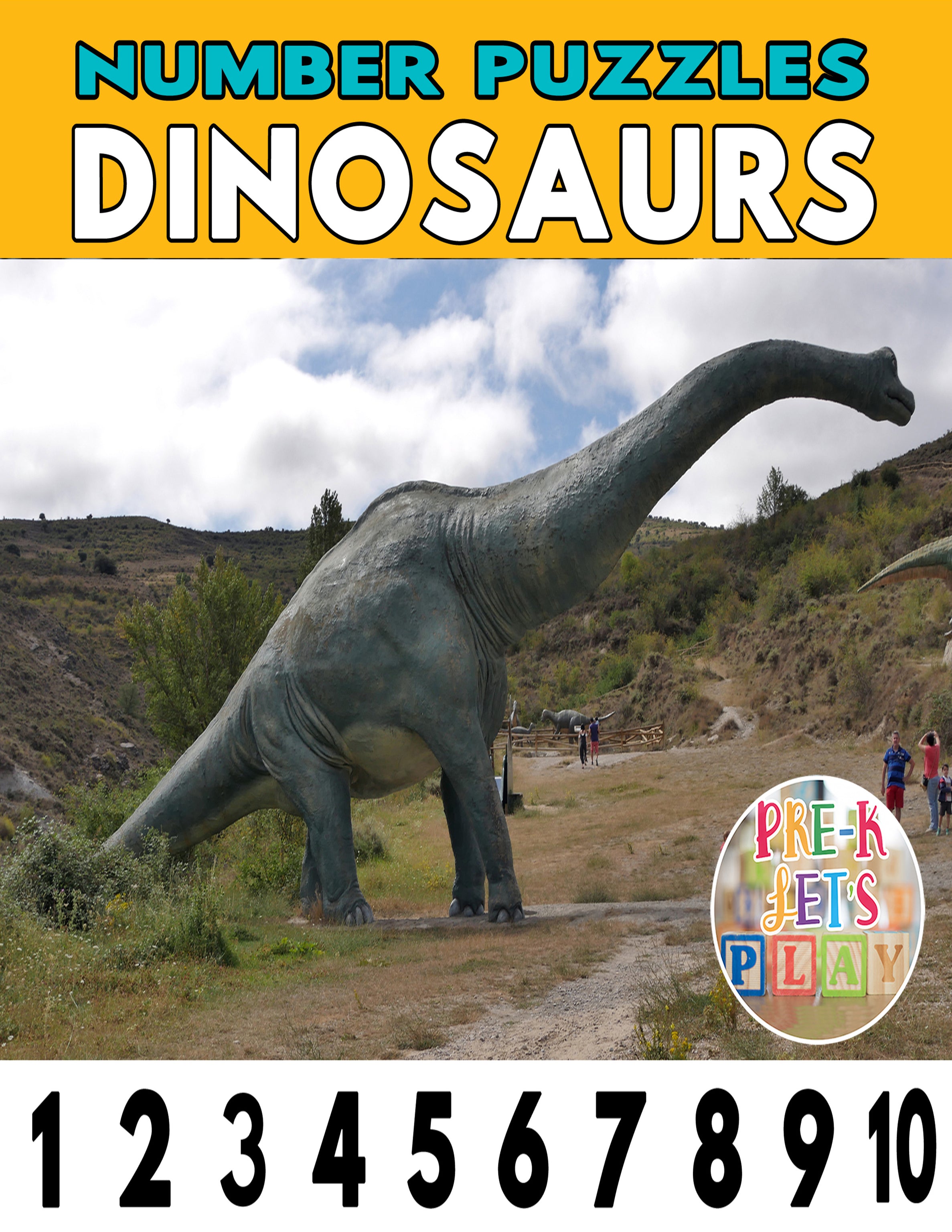 Number Strip Puzzles for Dinosaurs | Number Order Sequencing and Skip ...
