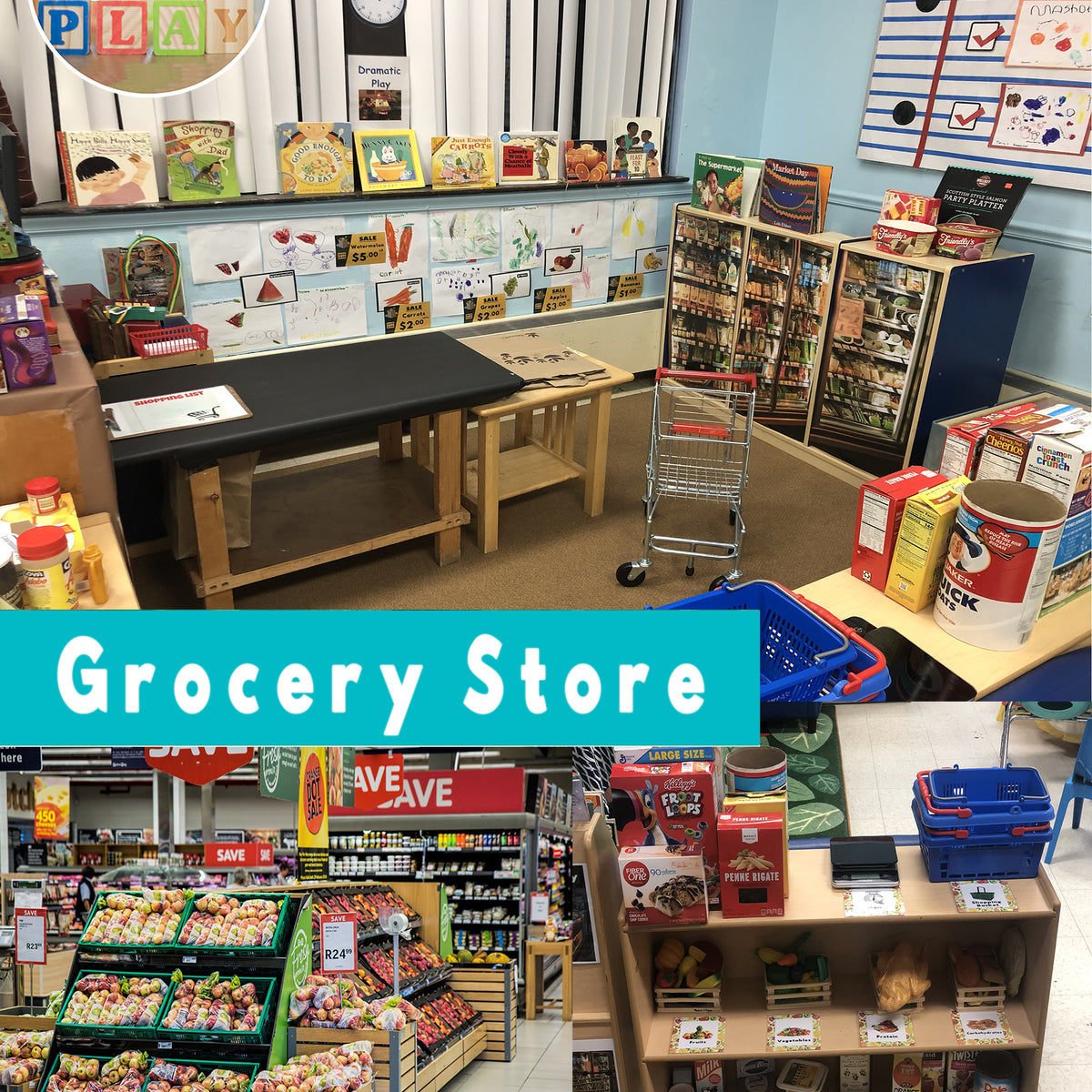 Pretend Play Grocery Store Theme | Imaginative Play Printables for Dra ...