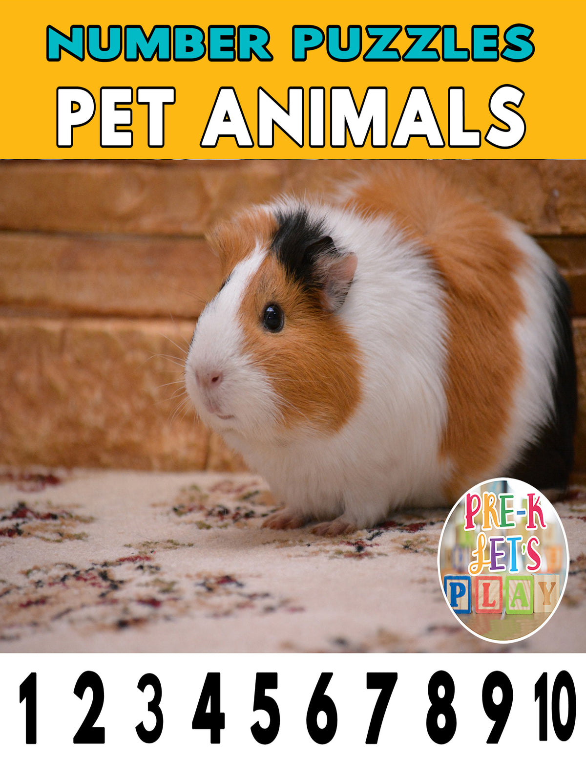 Number Strip Puzzles for Pet Animals | Number Order Sequencing & Skip ...