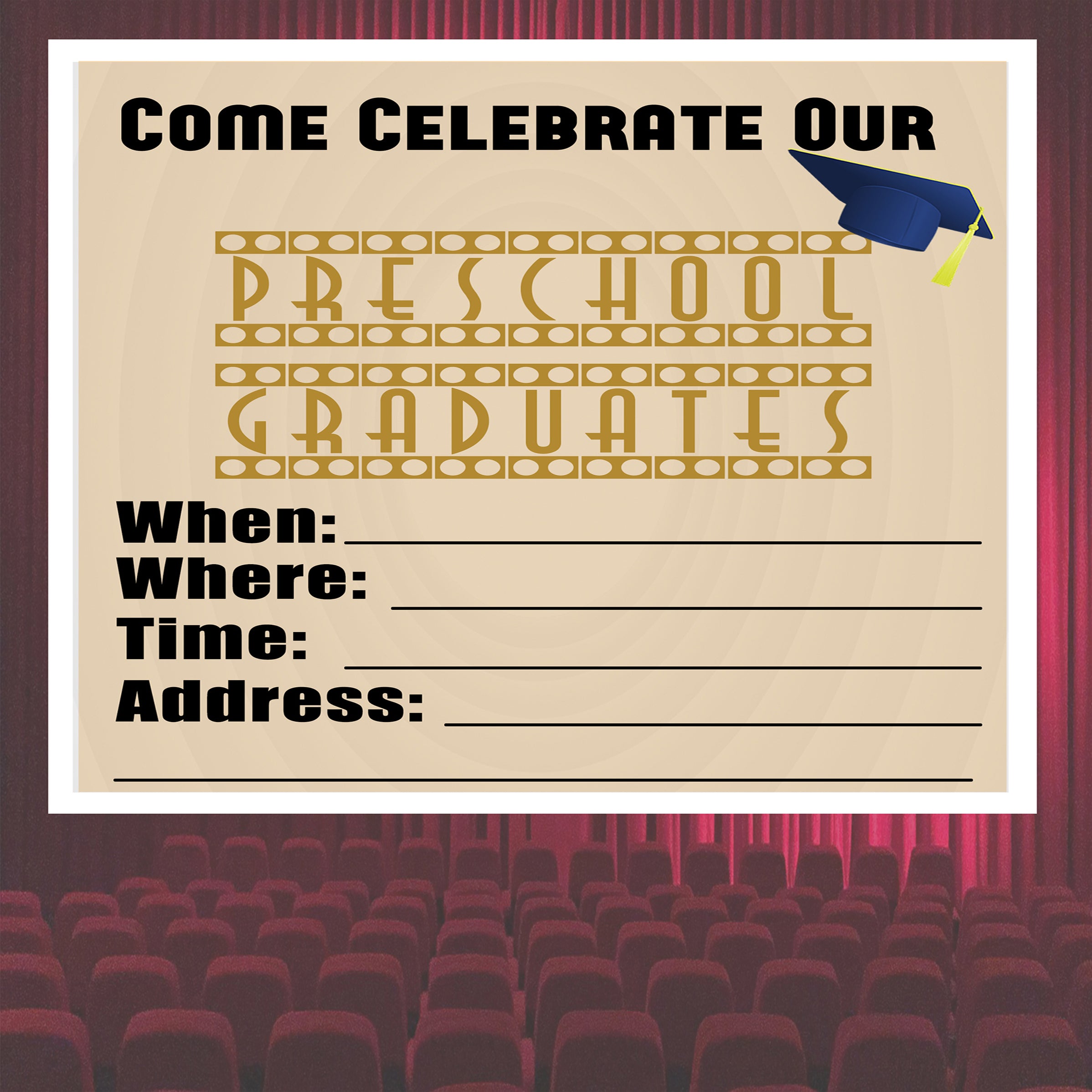 Preschool Graduation | Editable Diplomas & Certificates | End of the Y ...