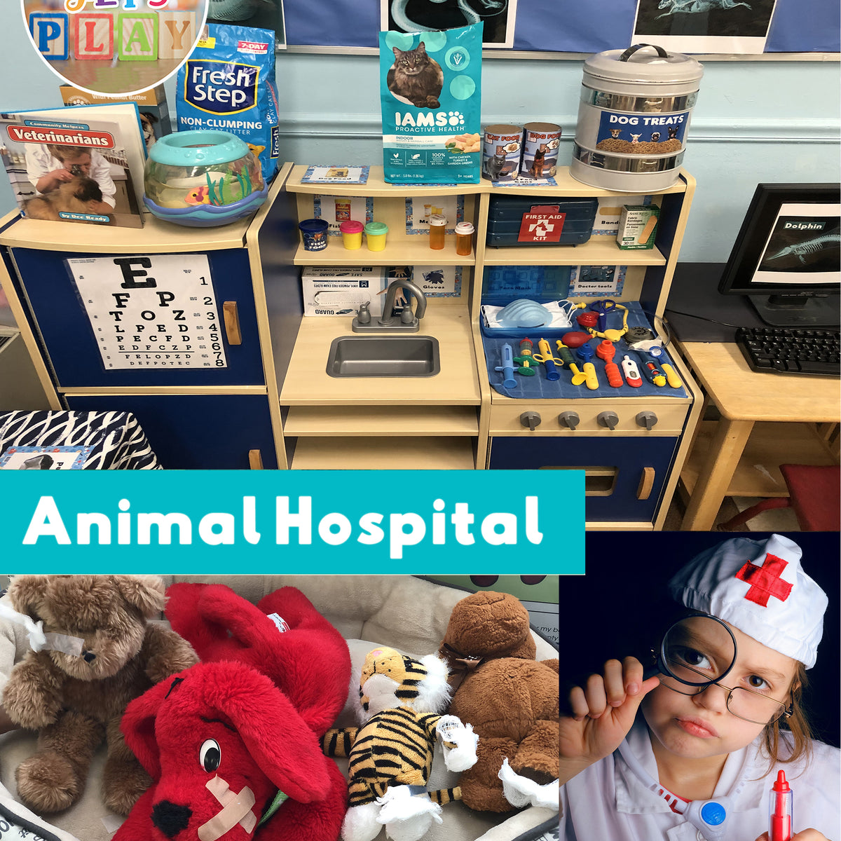 Pet Vet Animal Hospital | Pretend Play Printables for Dramatic Play Ce ...